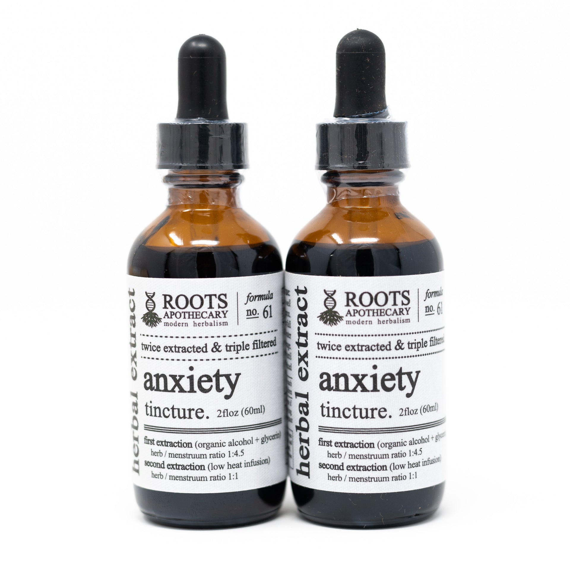 Anxiety Tincture - Twice Extracted Adaptogenic Botanicals – Roots ...